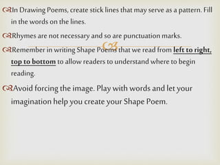 Shape poem ppt | PPTX