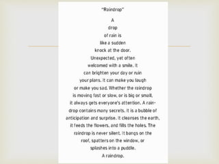 Shape poem ppt | PPTX