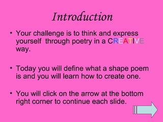 Shape poems (1) | PPT