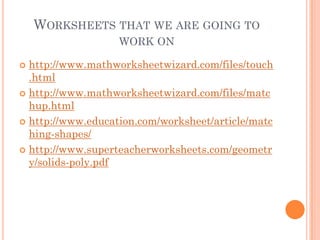 Shapes | PPT