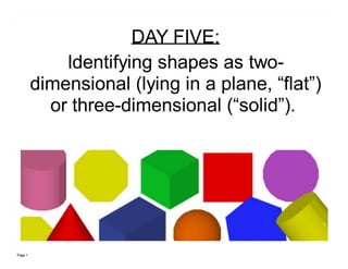 5 Day COL - Flip Chart Day Five | PDF