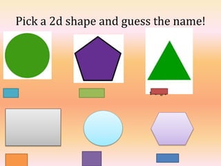 Shapes for year 1 | PPTX