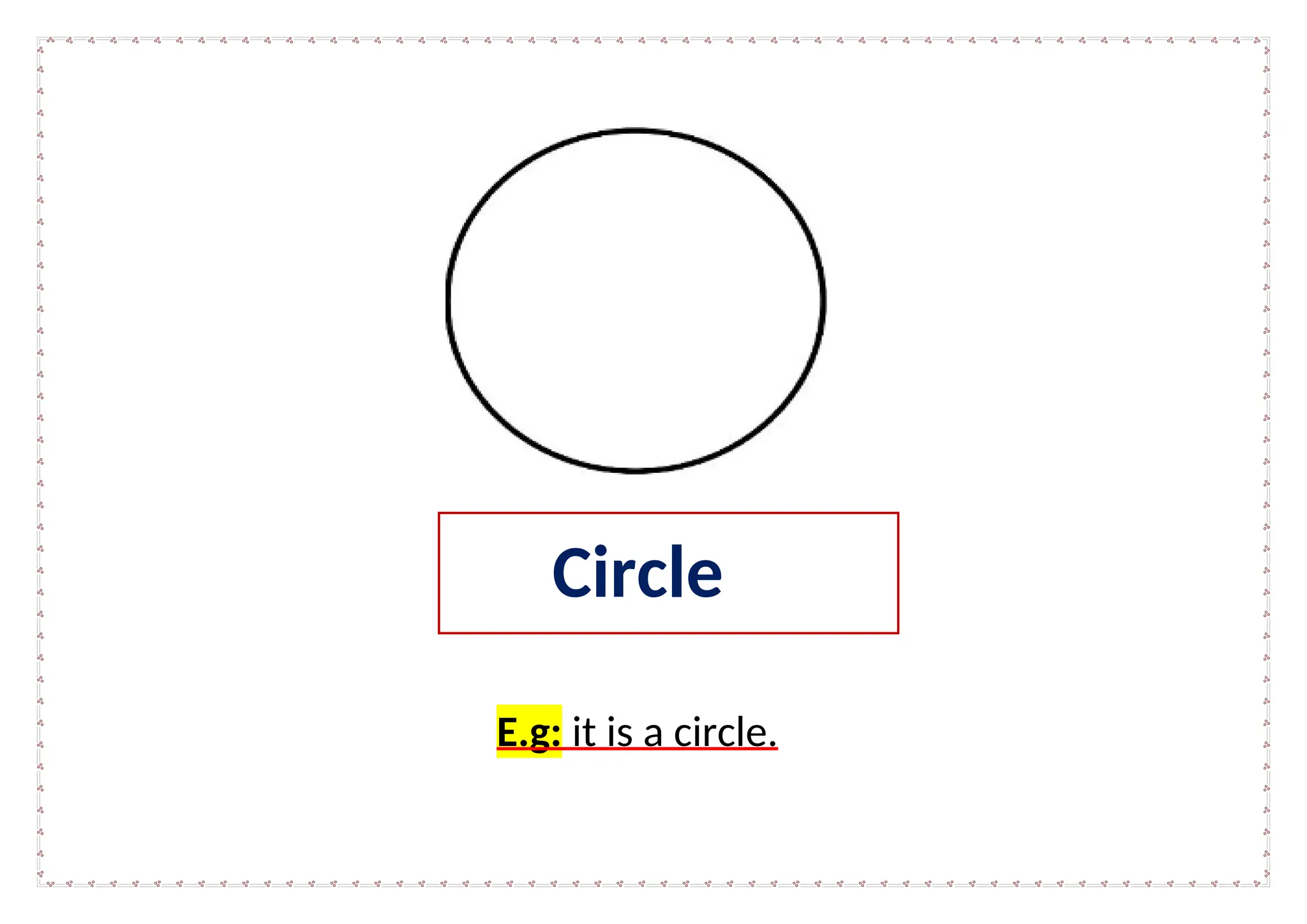 Shapes Flashcards for Kids in English Language | PDF