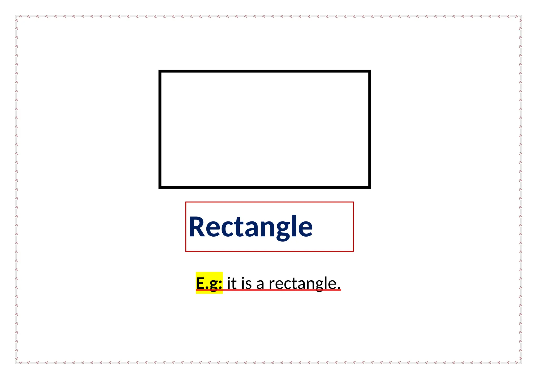 Shapes Flashcards for Kids in English Language | PDF
