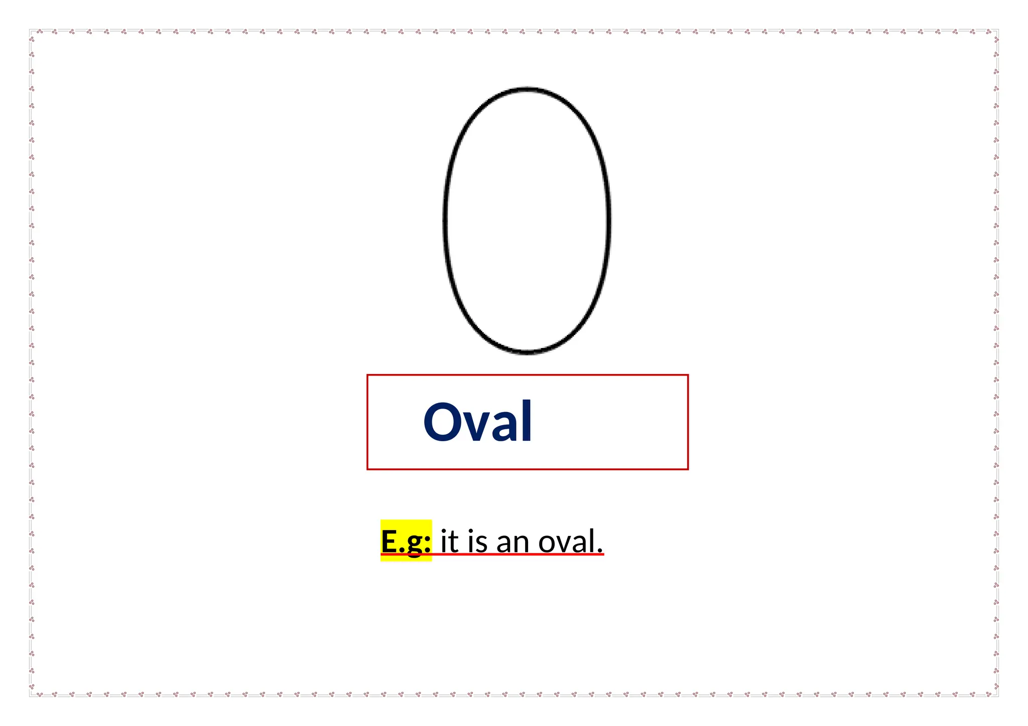 Shapes Flashcards for Kids in English Language | PDF
