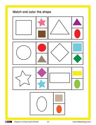 Shapes.pdf for grade 1-3. Start to learn shapes for toodler | PDF