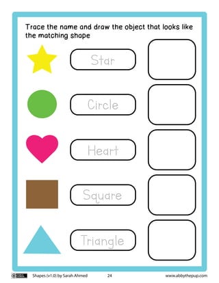 Shapes.pdf for grade 1-3. Start to learn shapes for toodler | PDF