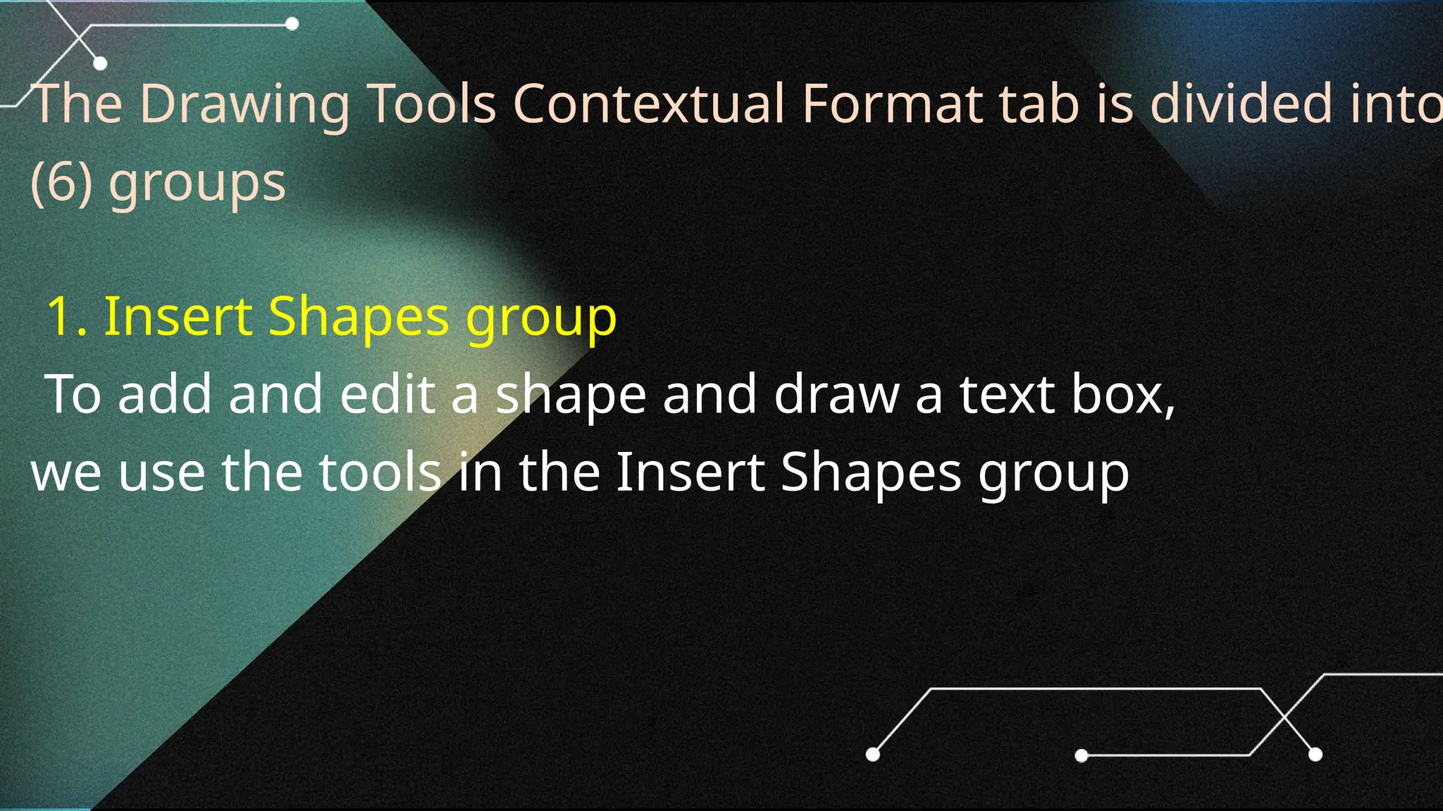 MICROSOFT WORD SHAPES LESSON IN COMPUTER 8 | PPTX