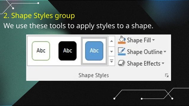 MICROSOFT WORD SHAPES LESSON IN COMPUTER 8 | PPT
