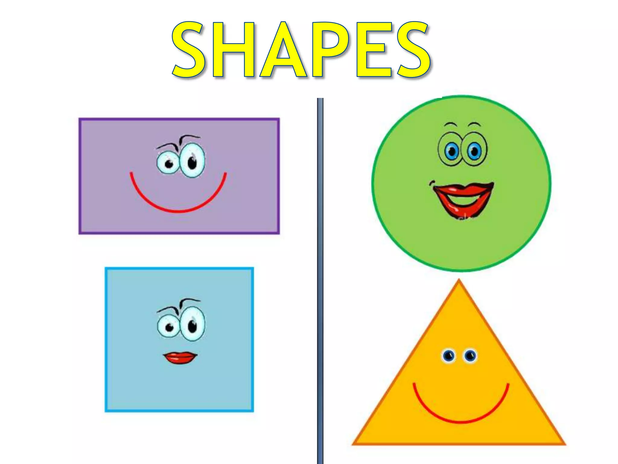 Basic shapes - English for kids | PPTX
