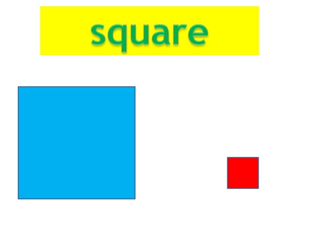 Basic shapes - English for kids | PPT