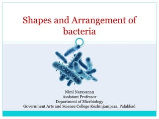 Shapes and Arrangements of bacteria.pptx