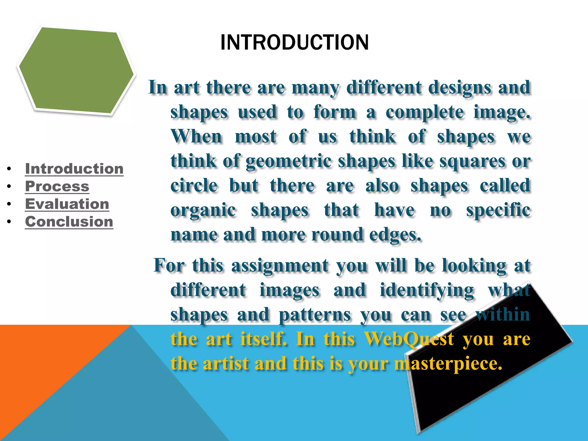 Shapes and patterns completed project | PPTX | Arts and Crafts ...