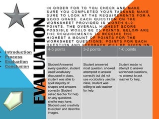 Shapes and patterns completed project | PPTX | Arts and Crafts ...