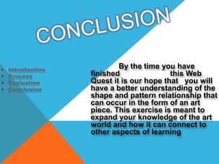 Shapes and patterns completed project | PPTX | Arts and Crafts ...