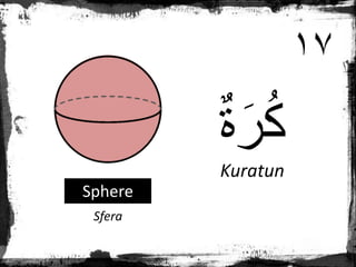 BAHASA ARAB - Bentuk (Shapes) | PDF