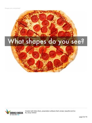Shapes are everywhere! | PDF