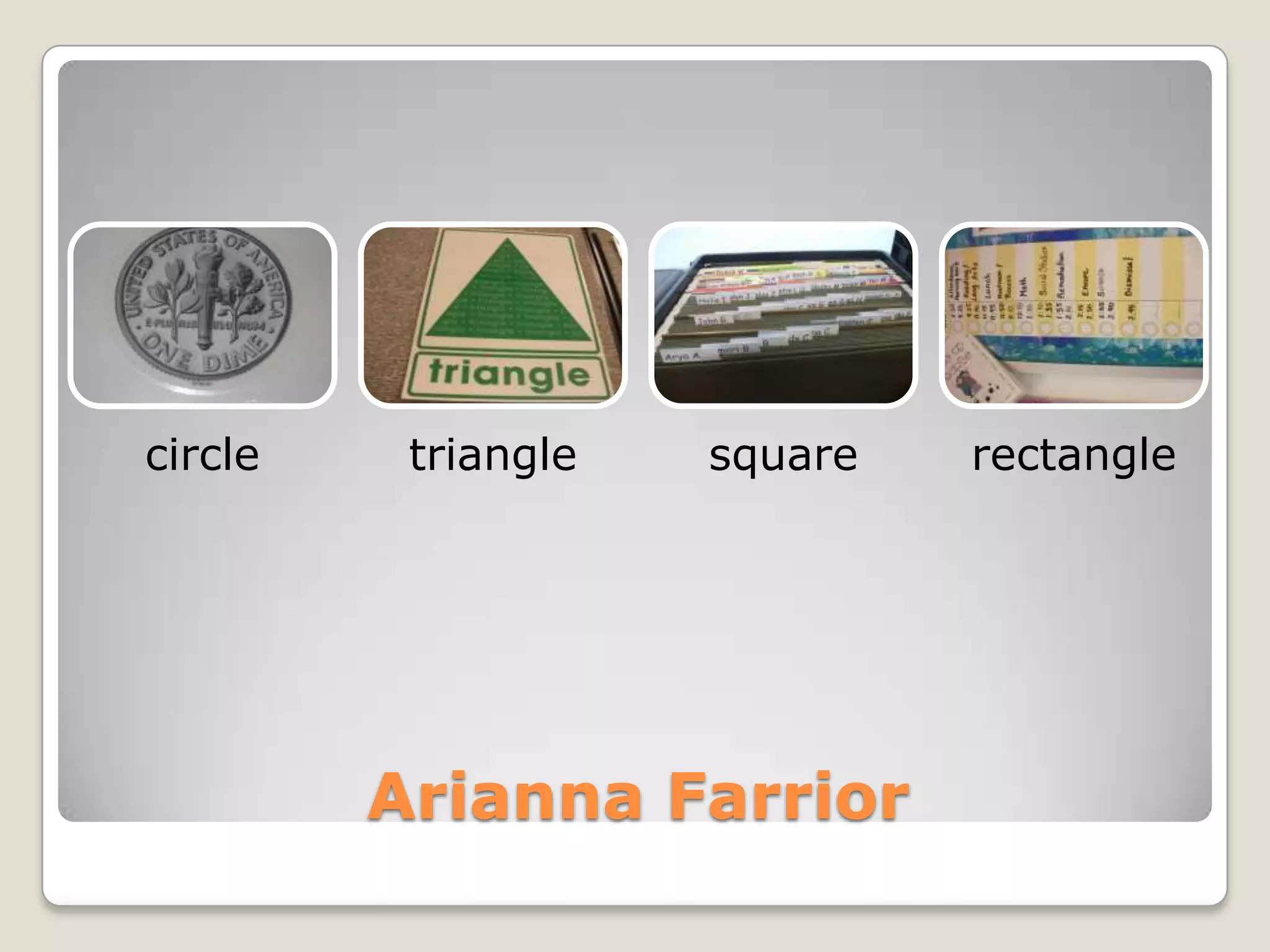 Shapes around us | PPT