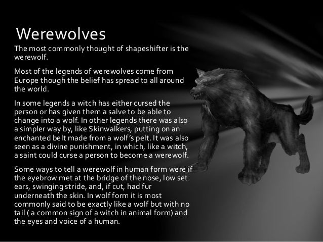 Shapeshifters