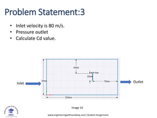 steady state CFD simulation on basic shapes and calculate Cd value | PPT