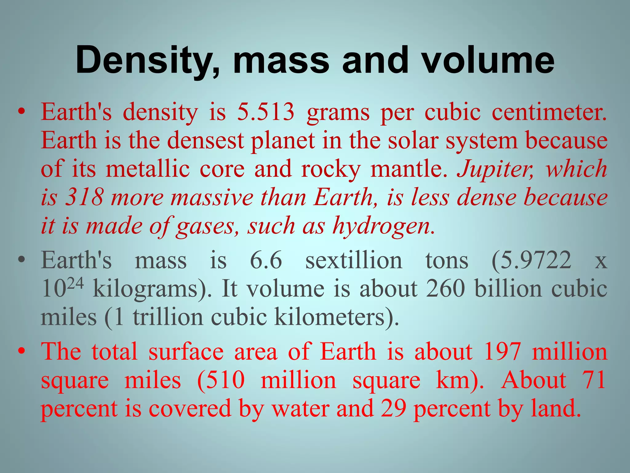 Shape, size and motions of the earth 1 | PPTX