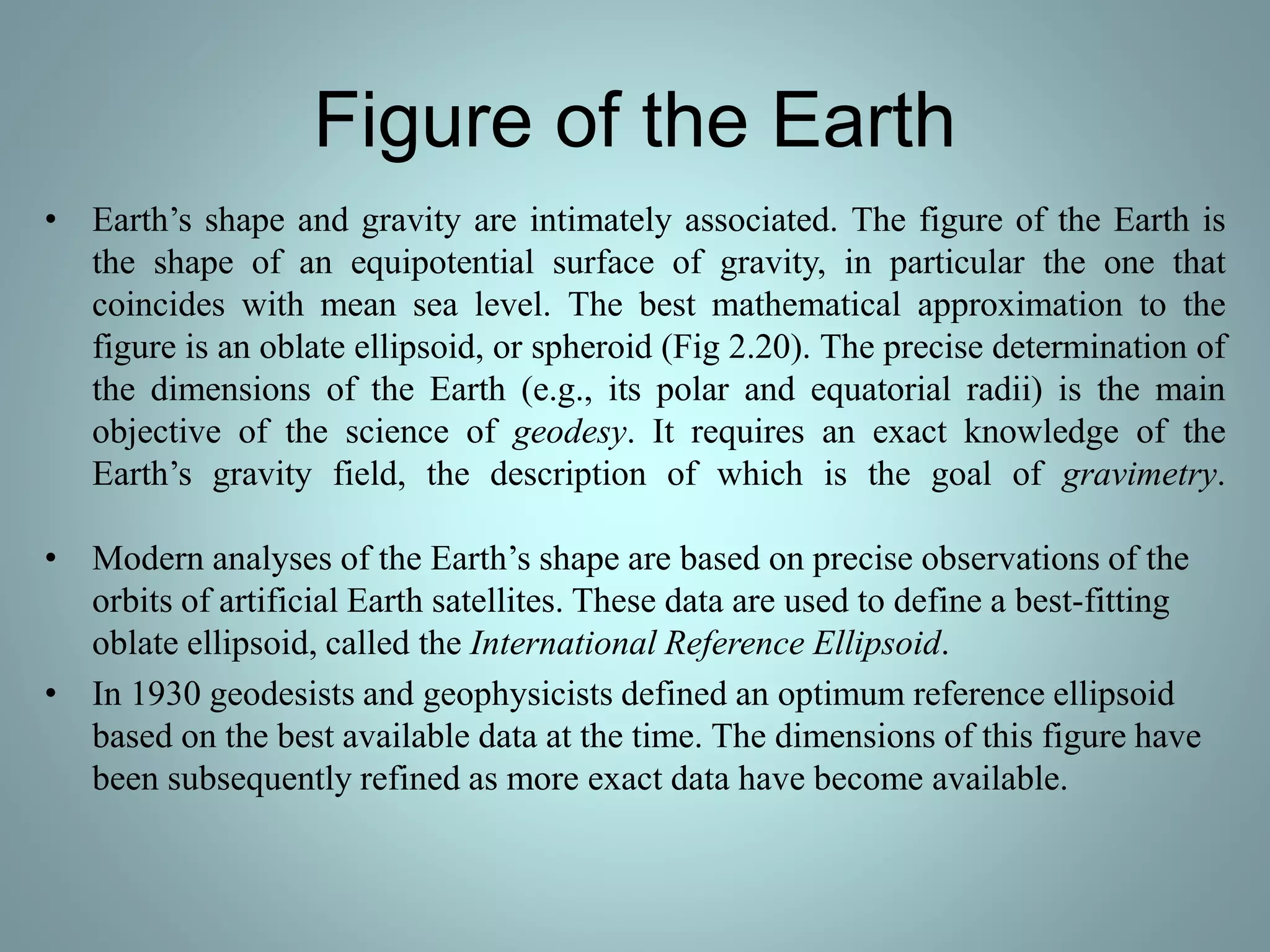 Shape, size and motions of the earth 1 | PPTX