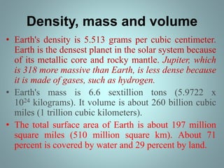 Shape, size and motions of the earth 1 | PPTX