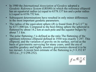 Shape, size and motions of the earth 1 | PPTX