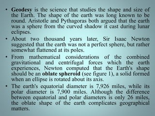 Shape, size and motions of the earth 1 | PPTX