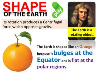Lesson 8: Shape,Size and Structure of the earth | PPSX
