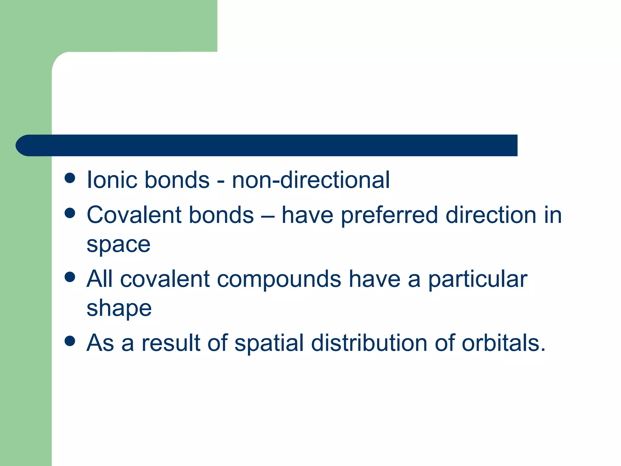 Shapes Of And Bond Angles In Simple Molecules | PPT