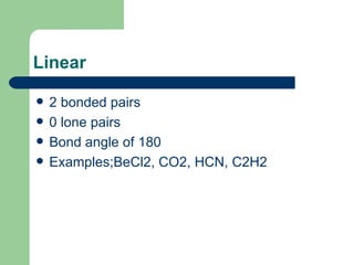 Shapes Of And Bond Angles In Simple Molecules | PPT