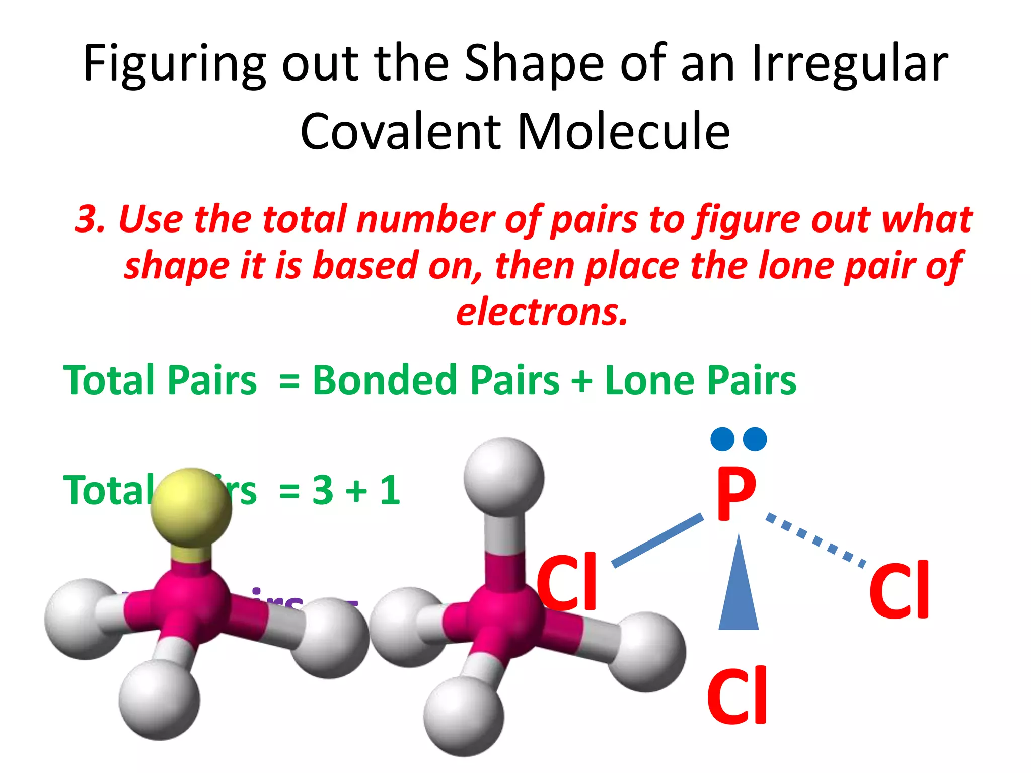 Shapes of covalent molecules | PPTX