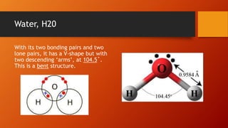 AQA A-Level Chemistry New Spec: Shapes of molecules | PPTX
