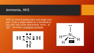 AQA A-Level Chemistry New Spec: Shapes of molecules | PPTX