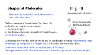 Shapes of molecules 10(3) | PPTX