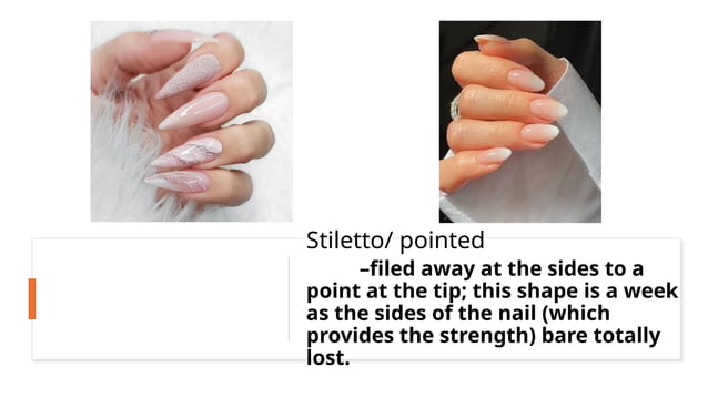 Shapes of Nail ppt.pptx secondary high school. | PPTX