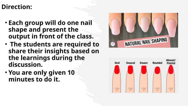 Shapes of Nail ppt.pptx secondary high school. | PPTX