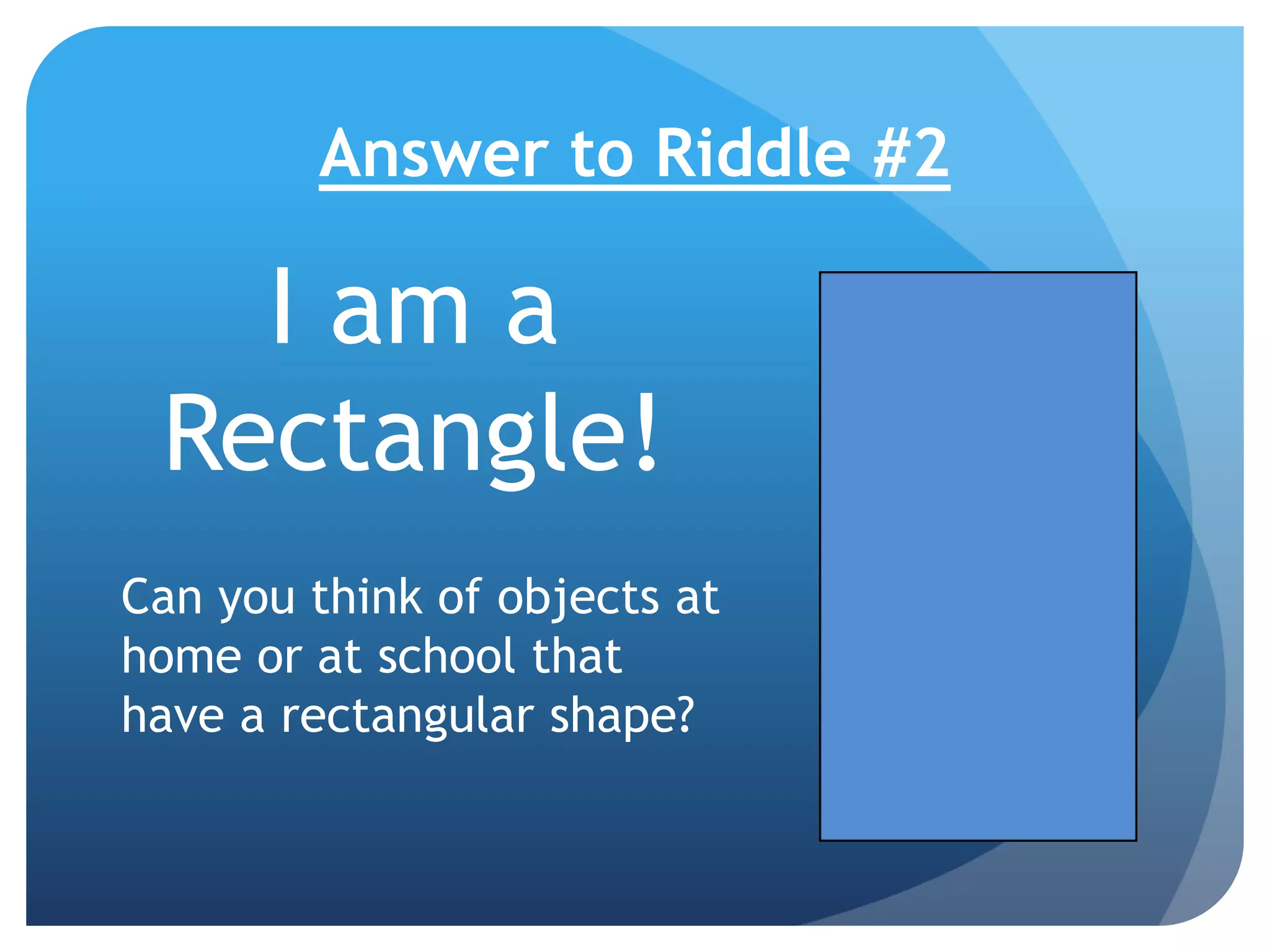 Shapes riddles grade 2 | PPT