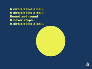 Shapes for kindergarten | PPTX