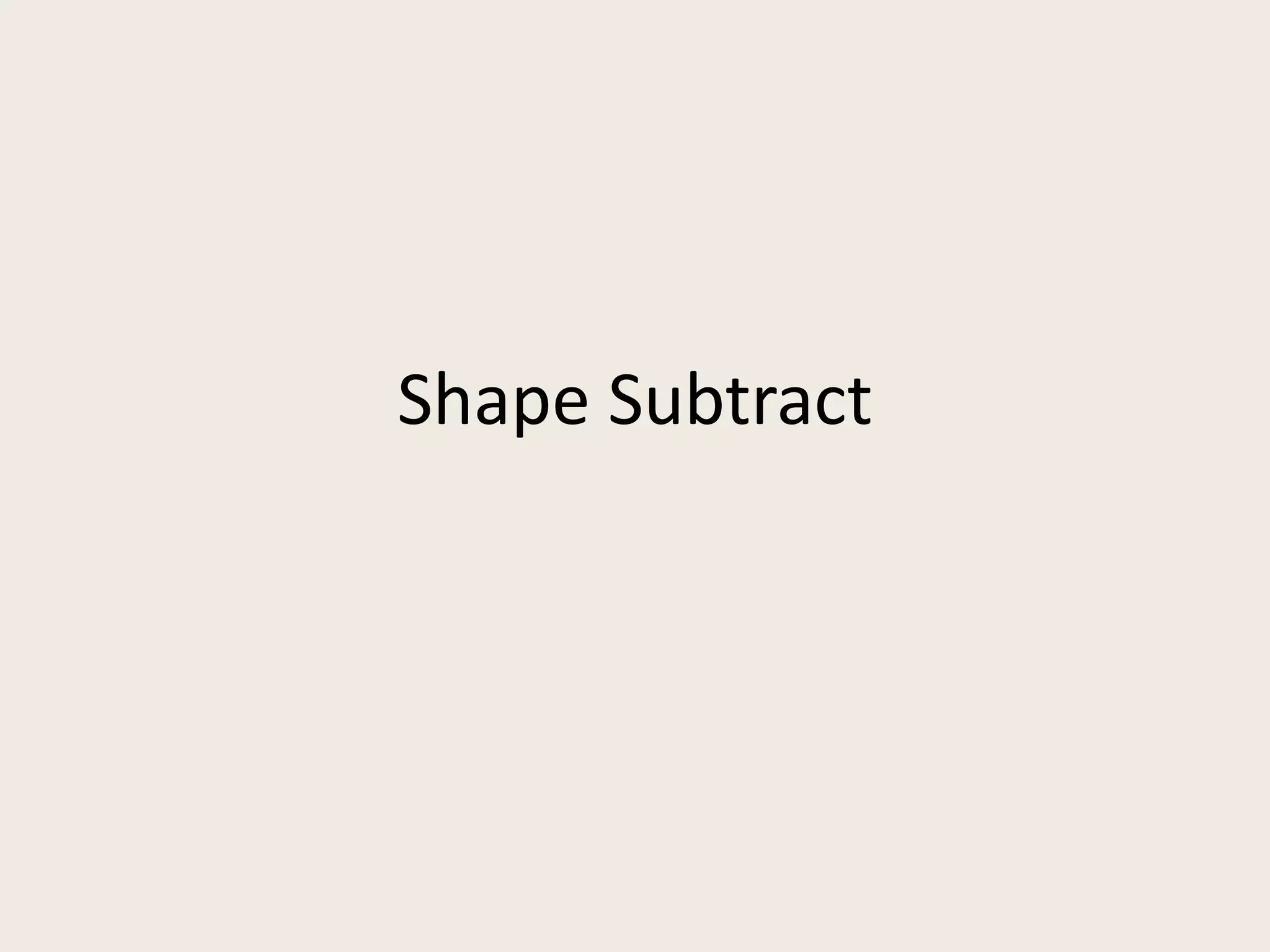 Shape Subtract in PowerPoint | PPTX