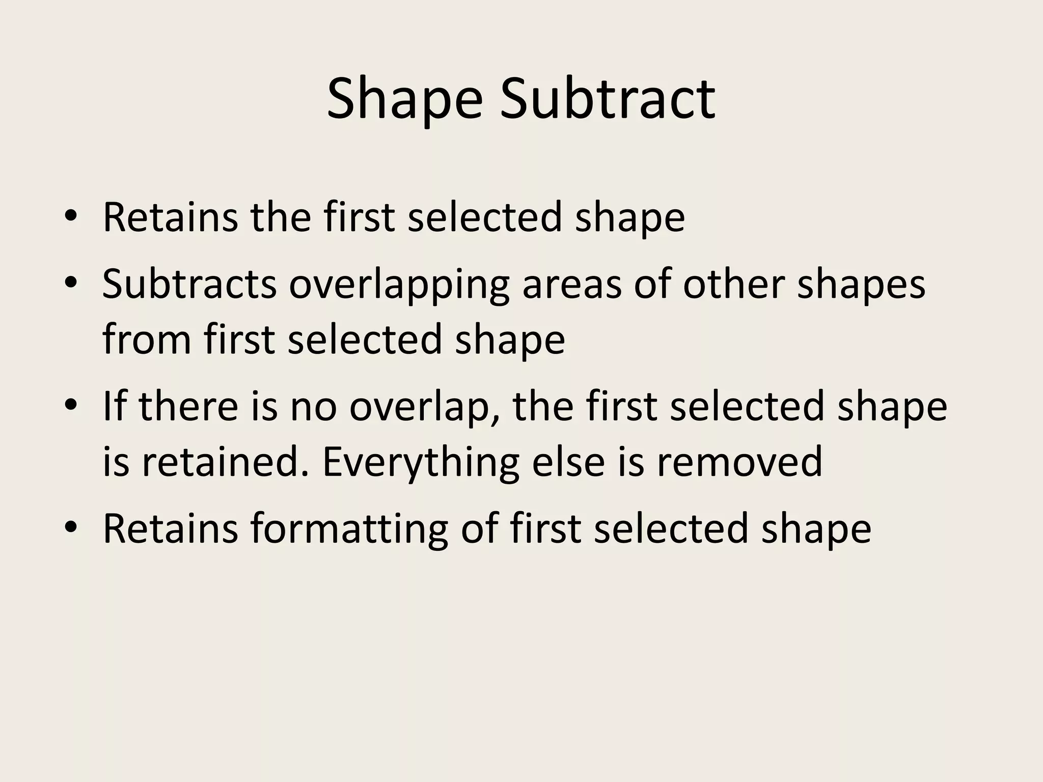 Shape Subtract in PowerPoint | PPTX