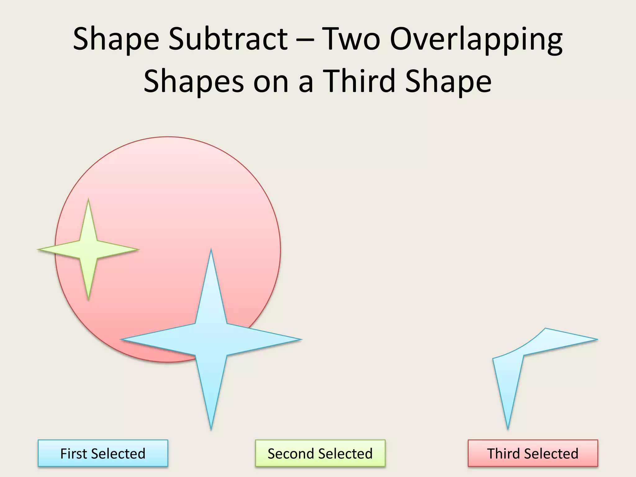 Shape Subtract in PowerPoint | PPTX