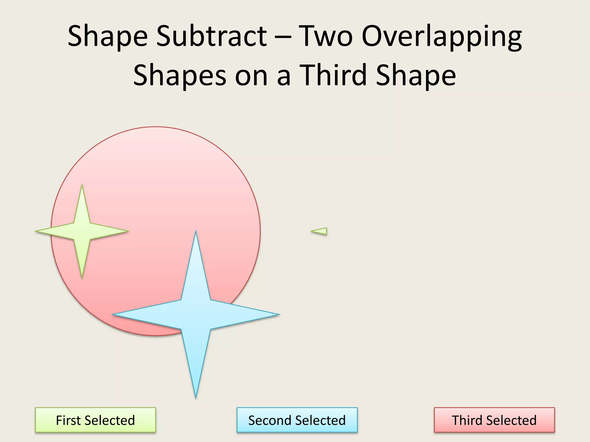 Shape Subtract in PowerPoint | PPTX