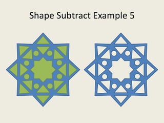 Shape Subtract in PowerPoint | PPTX