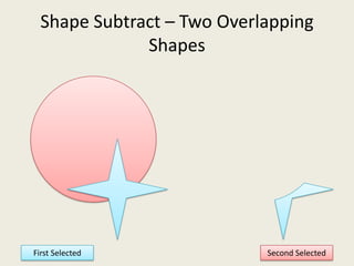 Shape Subtract in PowerPoint | PPT