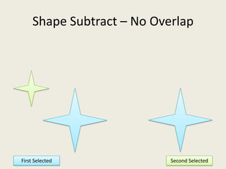 Shape Subtract in PowerPoint | PPT