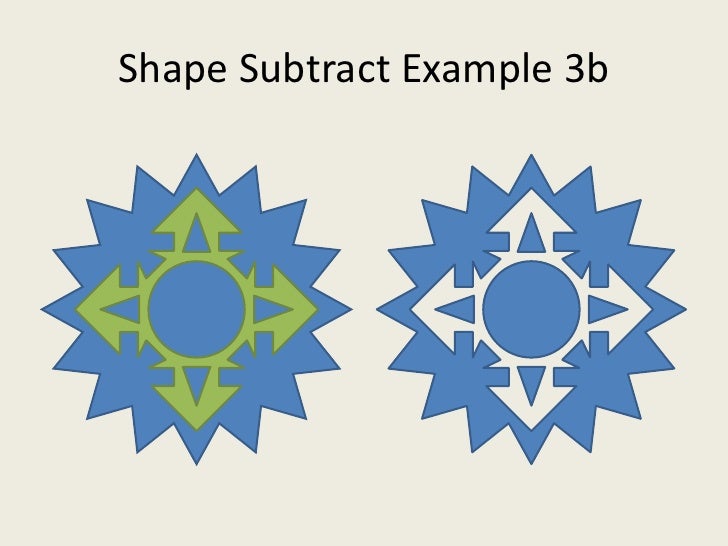 Shape Subtract In Powerpoint