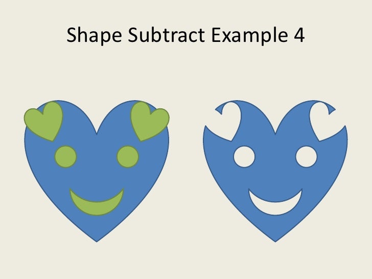 Shape Subtract in PowerPoint