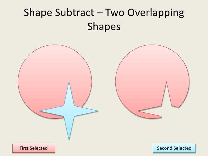 Shape Subtract in PowerPoint